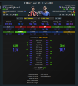 Đội hình AC Milan FO4 4-2-2-2 tối ưu 240 lương hiệu quả