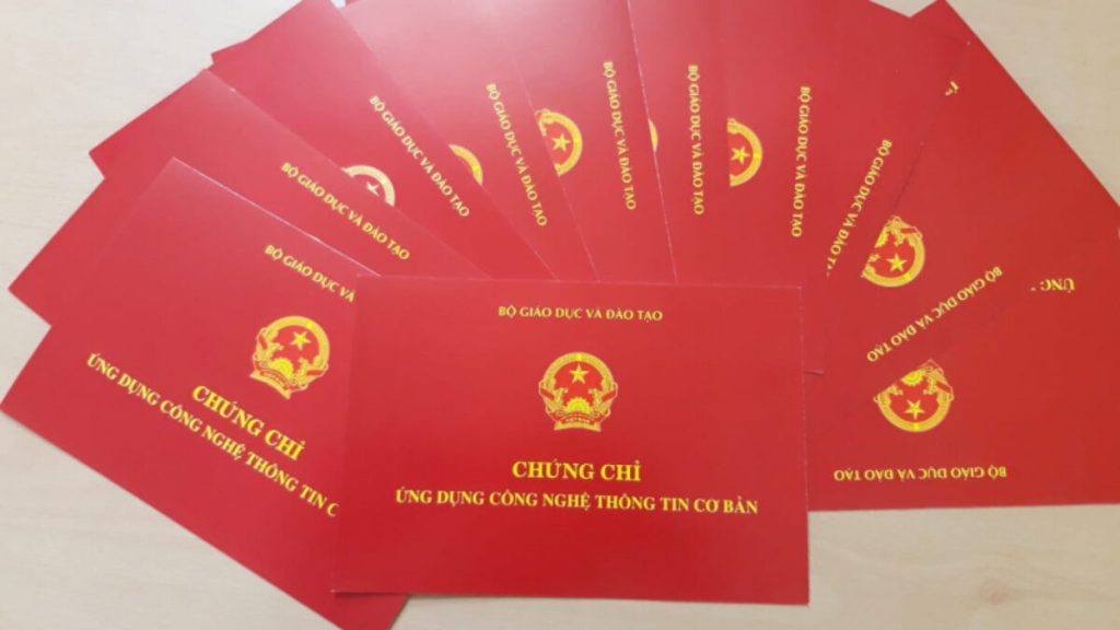 Hướng dẫn Cấu Trúc Đề Thi bằng tin học cơ bản mới cập nhật